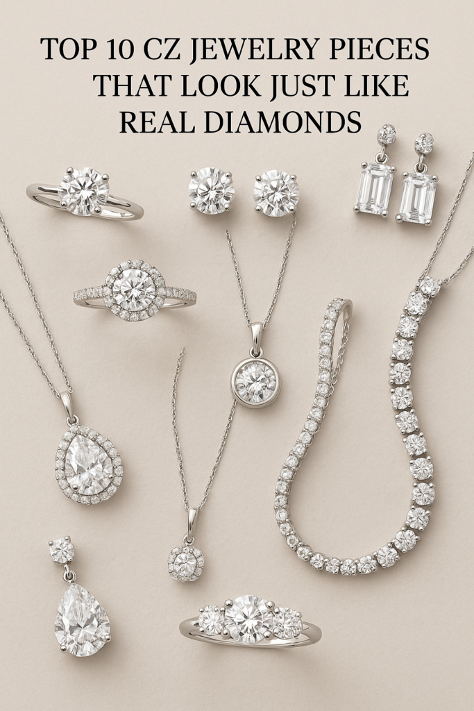 Top 10 CZ Jewelry Pieces That Look Just Like Real Diamonds
